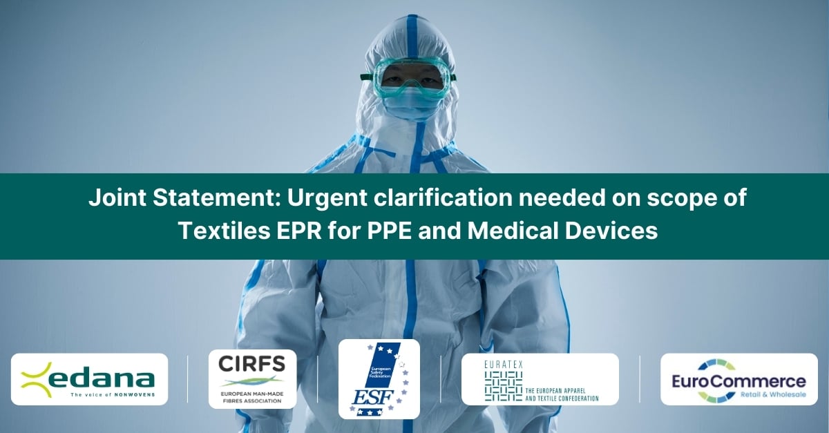 Joint Statement: Urgent clarification needed on scope of Textiles EPR ...